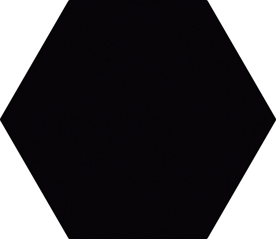 Revestimento Cerâmico Hexagon Nero Acetinado 20x23cm – Colormix